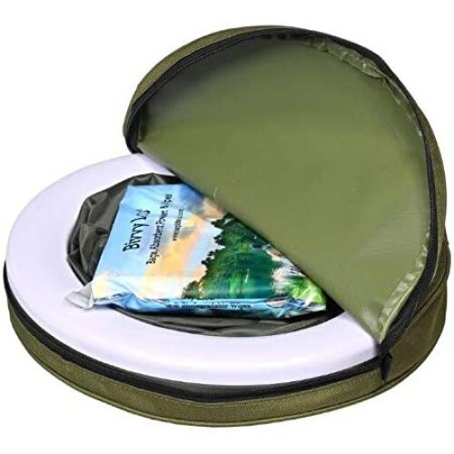 Bivvy Loo GREEN Portable Toilet - Camping Toilet - Festival Toilet ...