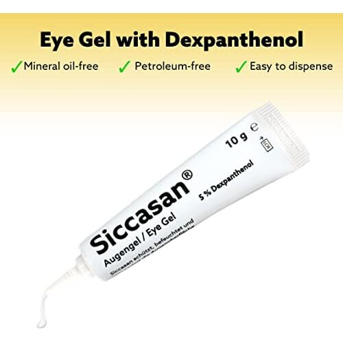 Siccasan Intensive Dry Eye Gel With Carbomer And Dexpanthenol Corneal Gel And Eye Lubricant