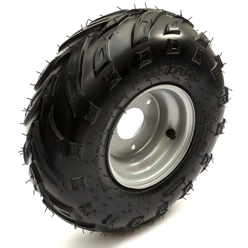 Wheel Tyre 145x70-6 Knobbly Tread RHD Front / Rear Kazuma Meerkat Quad ...