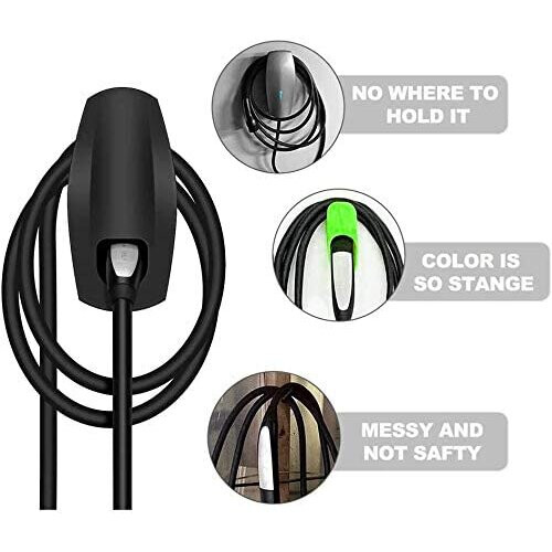 EV Charger Type 2 Wall Bracket for Charging Cable Wallbox Charging ...