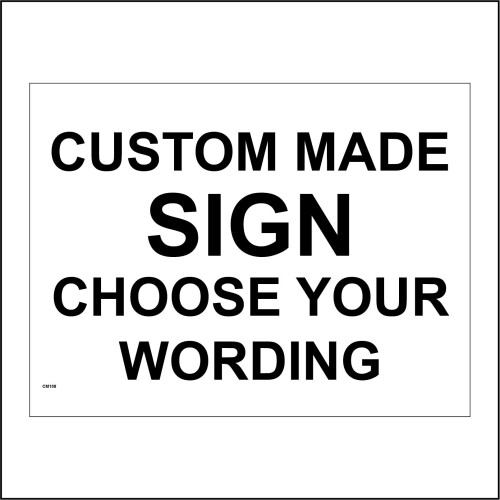 (200 x 150mm - 8 x 6, Sticker / Sav - White Background) CM108 Custom ...