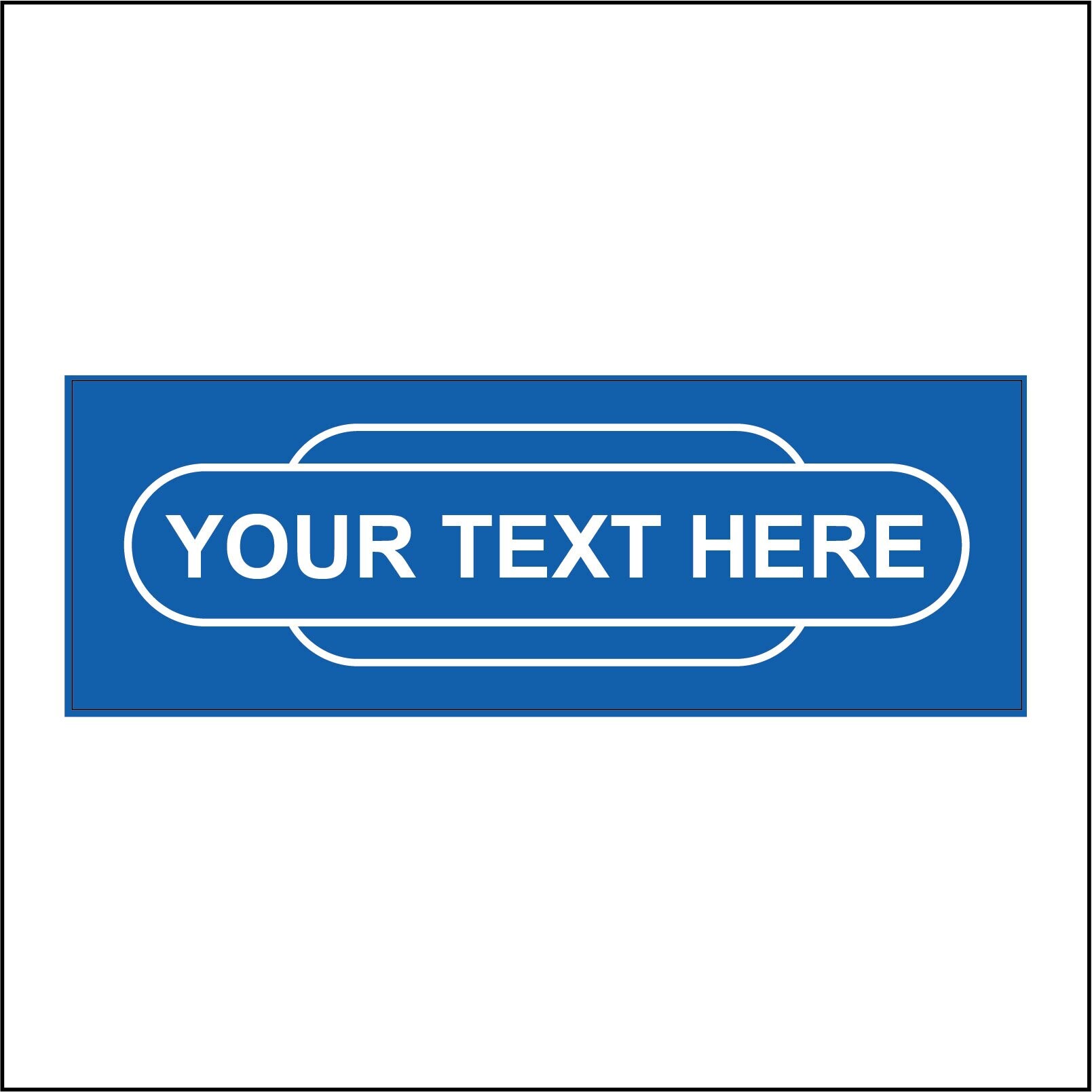 (450 x 150mm - 18 x 6, Sticker / Sav - White Background) CM155L ...