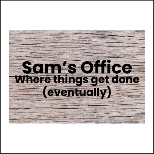 (400 x 300mm - 16 x 12, Sticker / Sav - White Background) CM202 Sam's ...