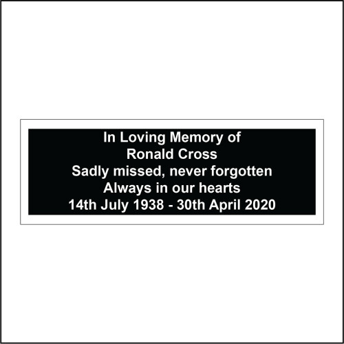 (600 x 200mm - 24 x 8, Sticker / Sav - White Background) CM206 In ...