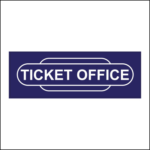 (300 x 100mm - 12 x 4, Sticker / Sav - White Background) CM262 Ticket ...