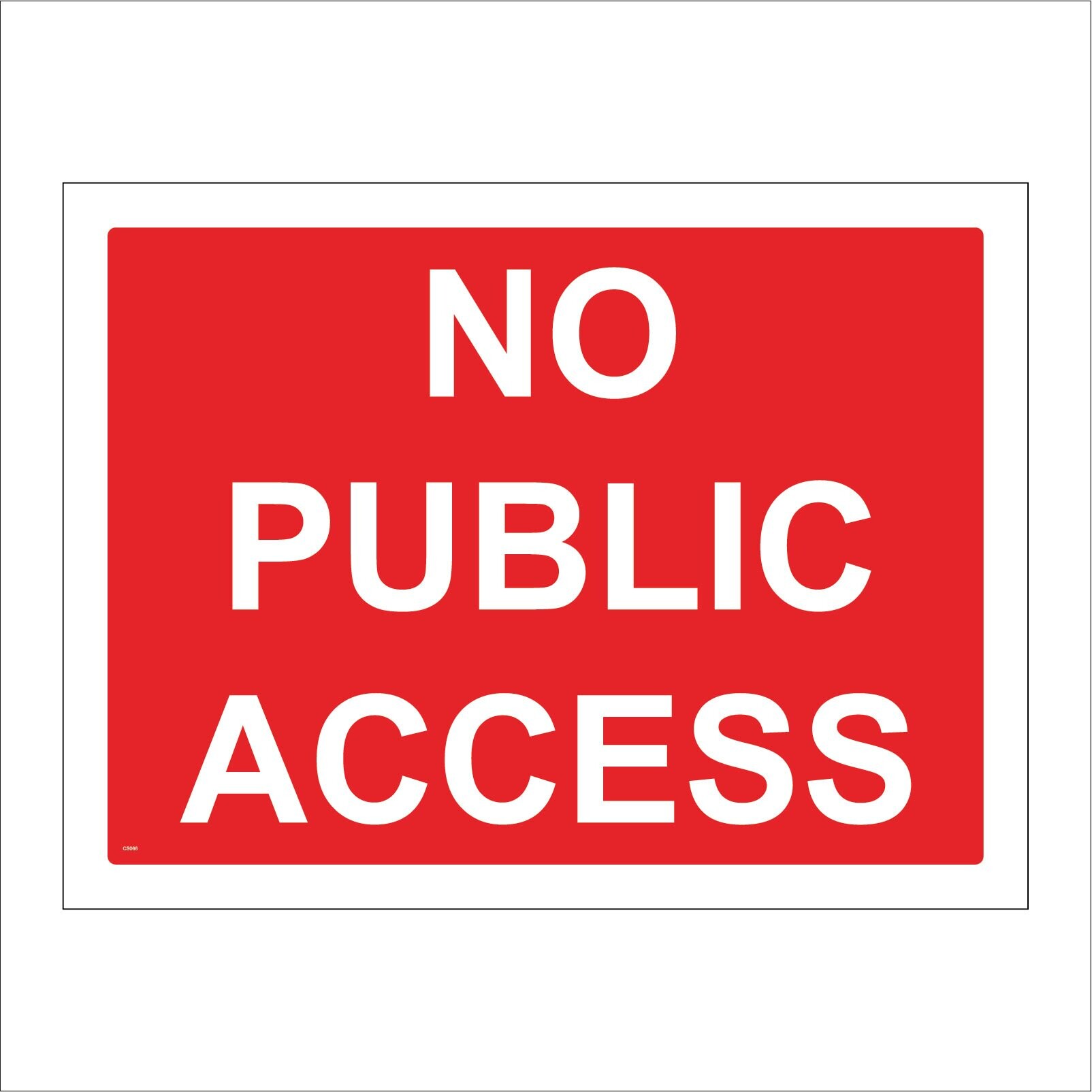 (300 x 200mm - 12 x 8, Magnetic - Vehicle Grade) CS066 No Public Access ...
