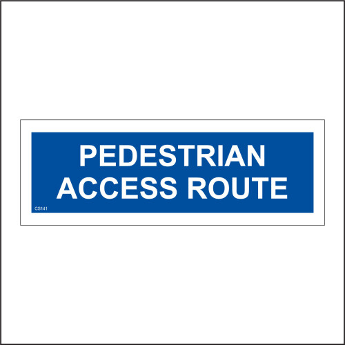 (150 x 50mm - 6 x 2, 3mm Standard Foamex Foamboard) CS141 Pedestrian ...