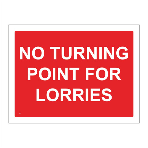 (400 x 300mm - 16 x 12, 1mm Pvc Foamex) CS176 No Turning Point For ...