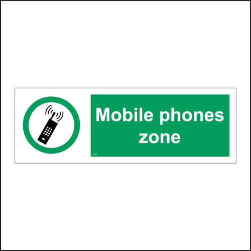(600 x 200mm - 24 x 8, 1mm Pvc Foamex) CS195 Mobile Phones Zone SIGN ...