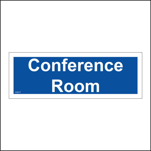 (450 x 150mm - 18 x 6, 1mm Pvc Foamex) CS217 Conference Room SIGN Door ...