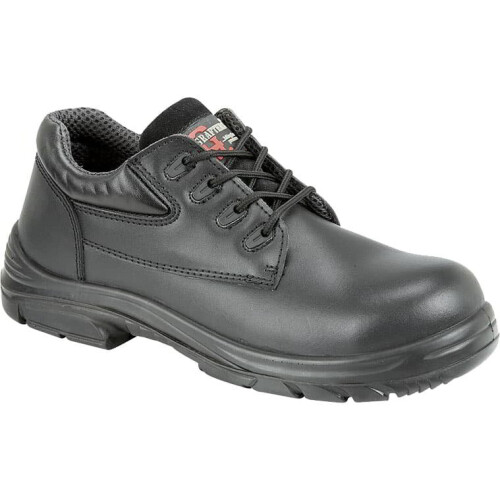 (Black, UK 9) Grafters DM Uniform Security Mens Leather Air Cushioned ...