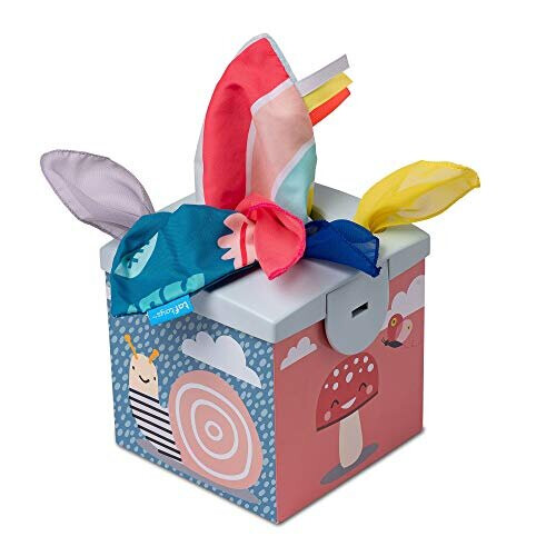 Taf Toys Sensory Wonder Tissue Box for Infants & Toddlers, Colourful ...