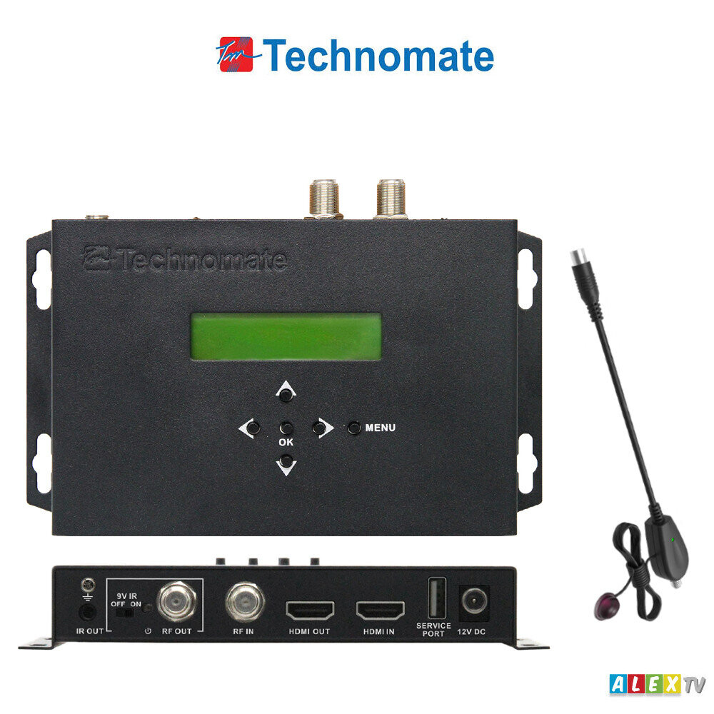 Technomate TM-RF HD IR V4 HDMI RF Modulator 9V with IR 1080p Aerial SKY ...