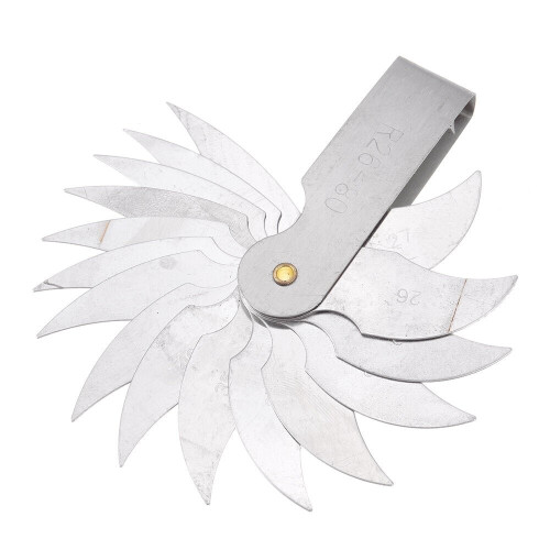 R26-80mm Radius Gauge External Internal Concave Convex Measuring ...