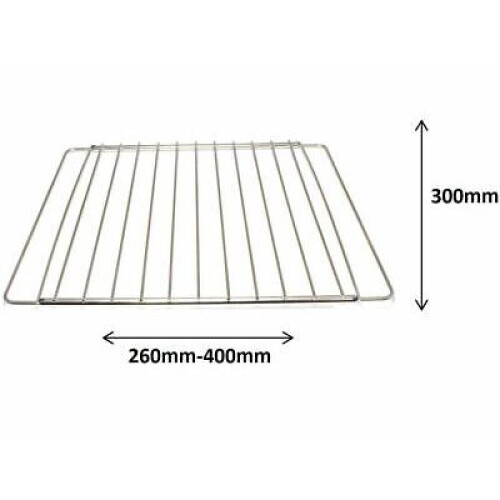 BEKO Small Adjustable Extendable Chrome Range Mini Oven Cooker Shelf ...