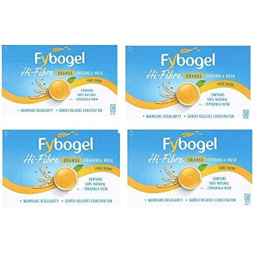 Fybogel Hi-Fibre Orange Constipation Sachets 4x 30 Sachets on OnBuy