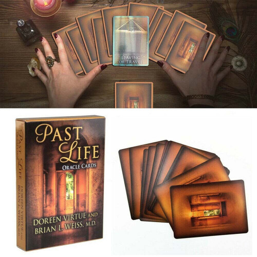 Past Life Oracle Cards Beginner Tarot Cards and Book Set w/ Guidebook ...