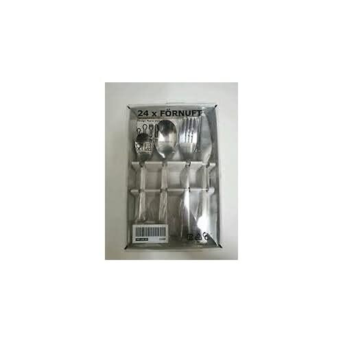Ikea 24-Piece Stainless Steel Flatware Set – Dishwasher-Safe Everyday ...