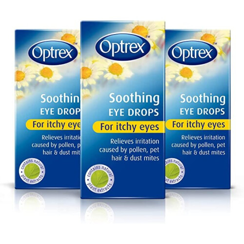 Optrex Itchy Eye Drops, Itchy Eye Relief 3 x 10ml on OnBuy