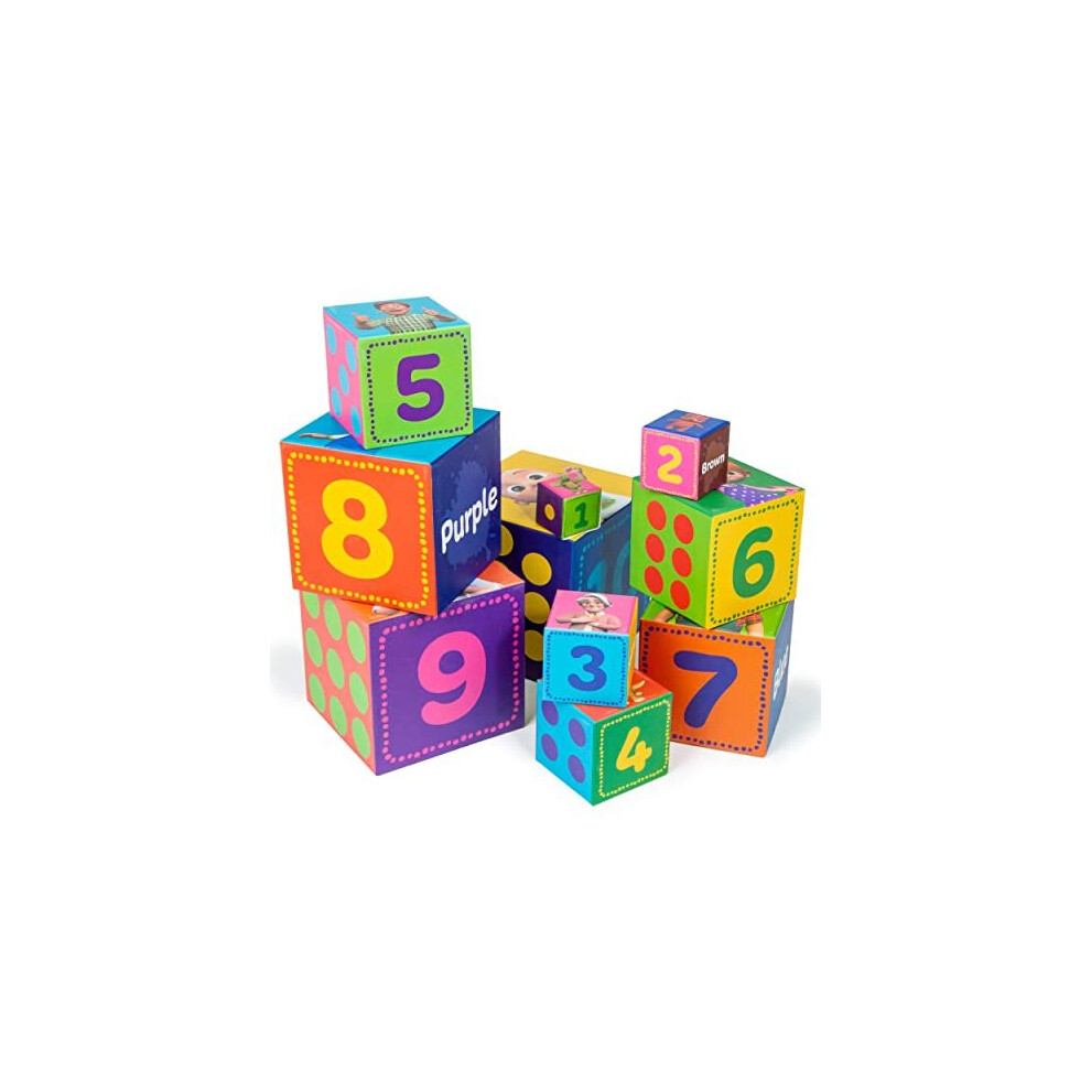 CoComelon Stacking Block Puzzle For Toddlers 18 Months+ - Puzzle Game ...