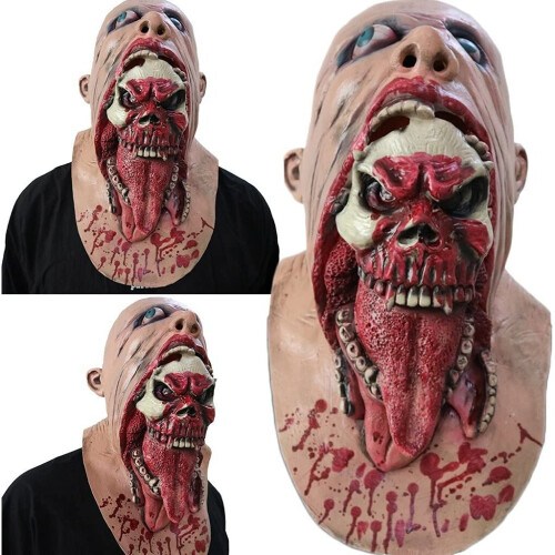 Pageantry Halloween Devouring Corpse Cannibal Mask Demon Masks ...