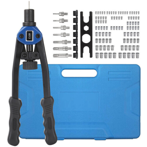 Professional Hand Nut Tool M3- M12 Rivet Repair Kit Riveter Mandrels on ...