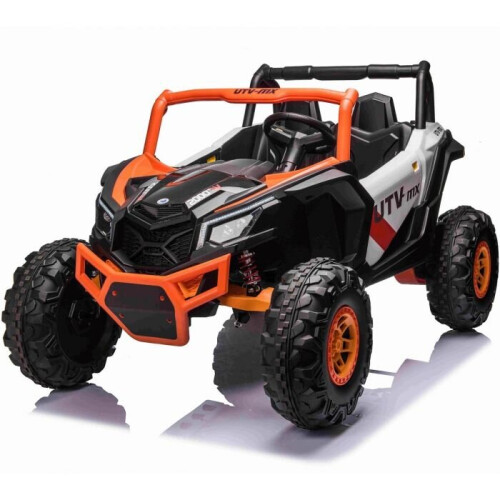 (Orange) 2021 Upgraded Renegade UTV-MX Buggy 24V 4WD 2 Seat Electric ...