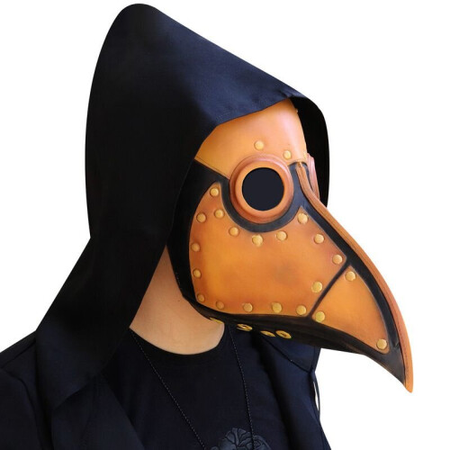 (Medieval) Doctor Mask Plague Bird Long Nose Beak Cosplay Steampunk ...