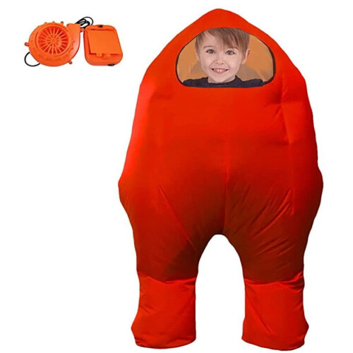(Red, Child) Among Inflatable Us Costume Toikido Yume Cosplay Halloween ...