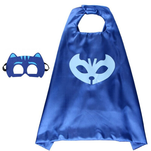(Blue Cape+Mask, 70*110cm/27.56*43.31in) Costume Noblekids Catboy ...