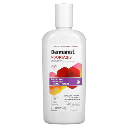 Dermarest, Psoriasis, Medicated Shampoo + Conditioner, Maximum Strength ...