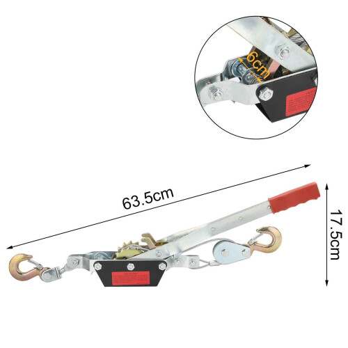 2 Ton Cable Puller Hand Winch Fencing Turfer For Car Boat Trailer on OnBuy