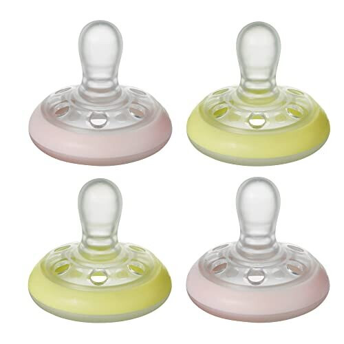 Tommee Tippee Breast-Like Soother Night, Glow in the Dark, Skin-Like ...
