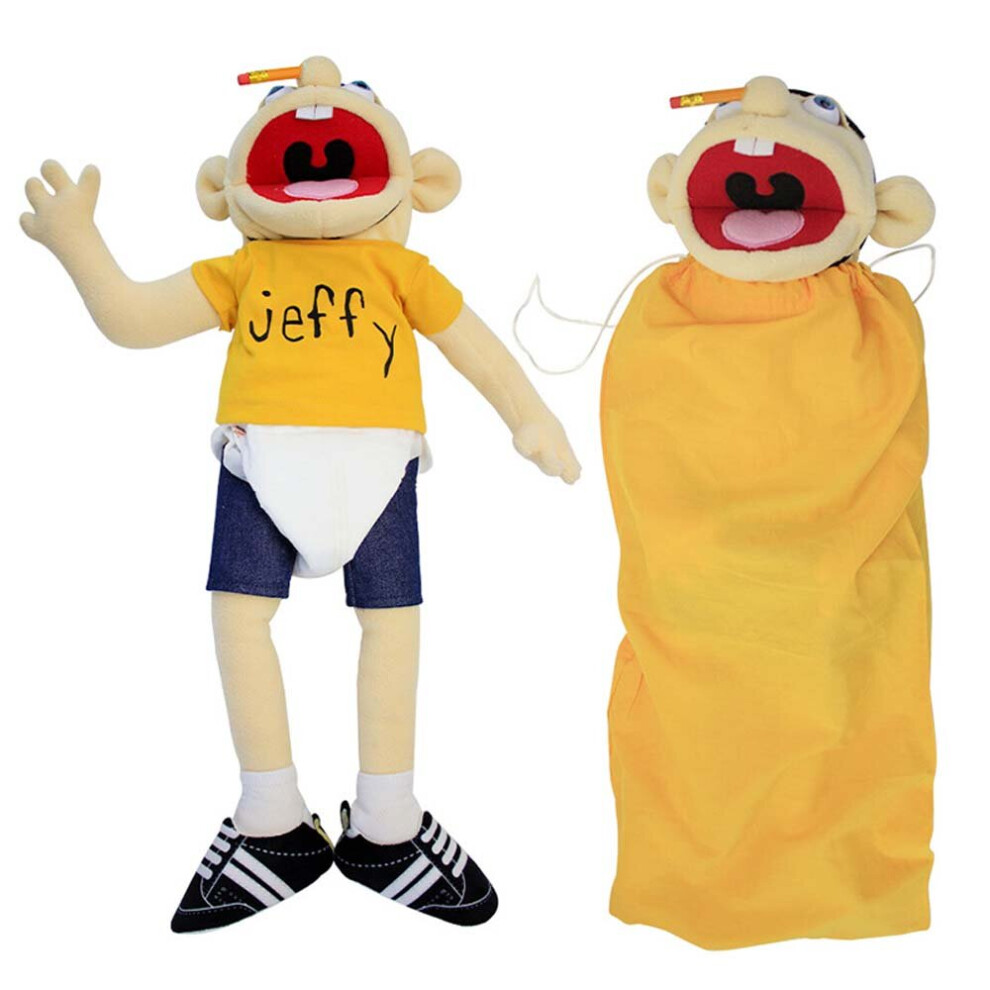 Game Jeffy Plush Cosplay Toy 58cm Jeffy Hat Hand Puppet Stuffed Doll on OnBuy