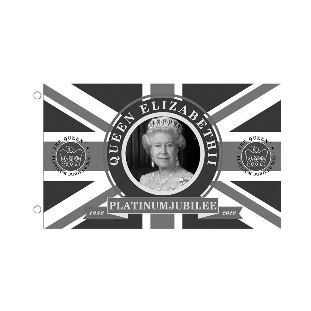 (G) 3x5FT Tribute to Queen Elizabeth II Flag Queen Elizabeth Flag on OnBuy