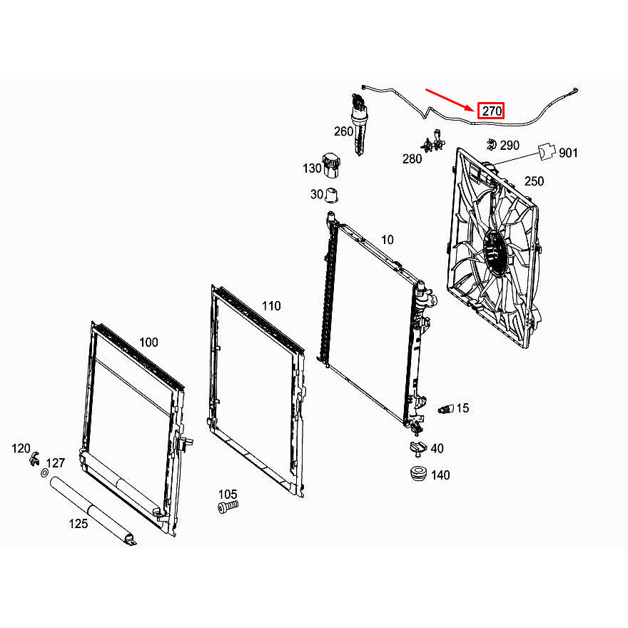 MERCEDES-BENZ GLE W166 Vacuum Box Line A1668001115 NEW GENUINE on OnBuy
