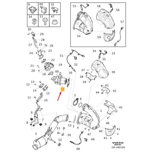 VOLVO XC60 MK2 EGR Cooler 30668658 NEW GENUINE on OnBuy