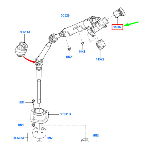 FORD TRANSIT MK3 Steering Column Transceiver 1432607 6C1T-15607-AC NEW ...