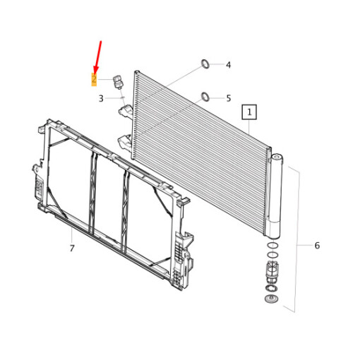 VOLVO XC60 MK2 Condenser Pressure Sensor 32317023 NEW GENUINE on OnBuy