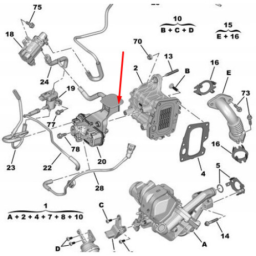 CITROEN DS5 Vacuum Container Tank 9805069780 NEW GENUINE on OnBuy