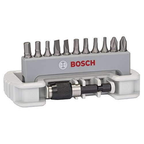 Bosch Professional 11+1 pcs. Screwdriver Bit Set Extra Hard (PH, PZ, T, S, HEX-Bit, Accessories ...