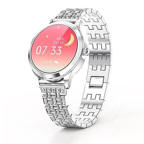 (Silver) Fitness Tracker Ip68 Waterproof Sleep Heart Rate Blood ...
