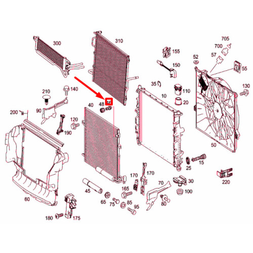 MERCEDES-BENZ MM W164 Condenser Valve A0028305484 NEW GENUINE on OnBuy