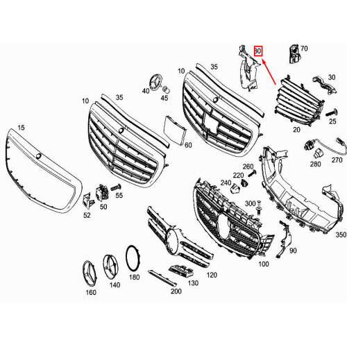 MERCEDES-BENZ E W213 Left Air Duct Segment A2135051130 NEW GENUINE on OnBuy