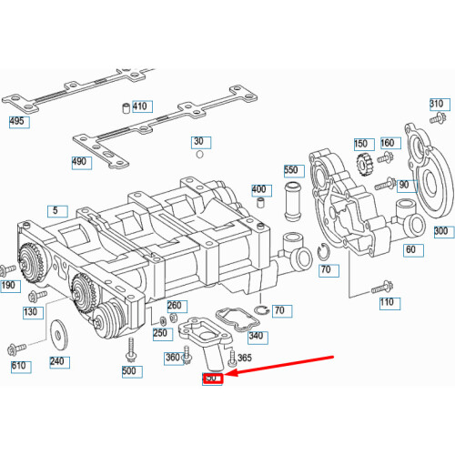 MB SLK R171 Lanchester Housing Intake Manifold A2711860015 NEW GENUINE ...