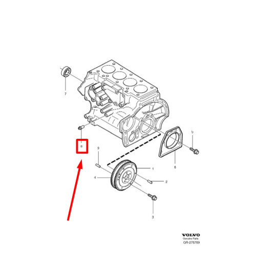 VOLVO C30 Engine Oil Pressure Switch 30757396 NEW GENUINE on OnBuy