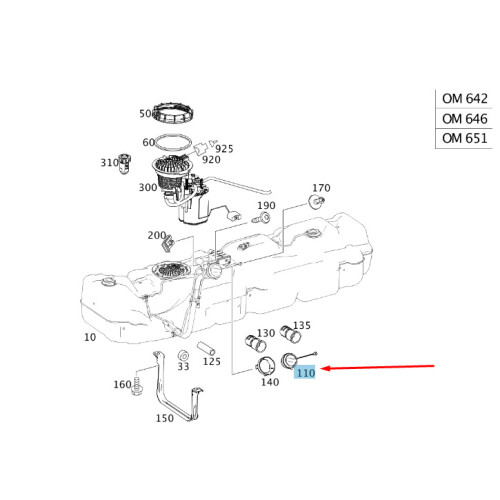 MERCEDES-BENZ SPRINTER W907 Fuel Tank Filler Cap A0004702000 NEW ...