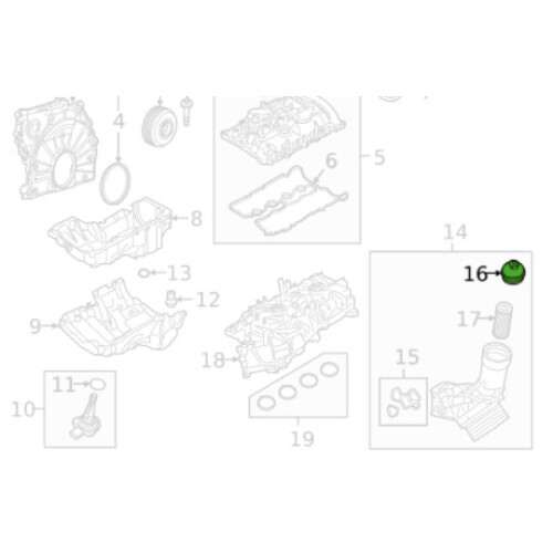 BMW 3 G20 G21 Oil Filter Cover Cap 11428595438 NEW GENUINE on OnBuy