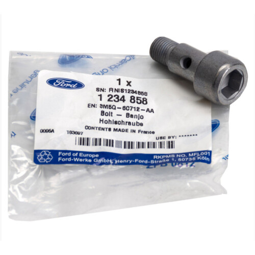 FORD KUGA C394 MK1 Turbo Oil Line Banjo Bolt 1234858 3M5Q-6C712-AA NEW ...