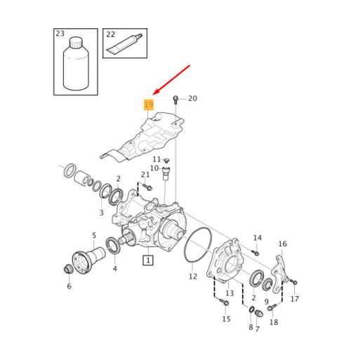 VOLVO XC60 MK2 Bevel Gear Protecting Plate 31492192 NEW GENUINE on OnBuy